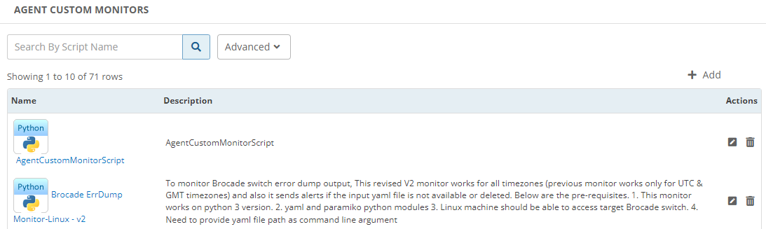 Agent-based G1 Custom Monitors | OpsRamp Documentation